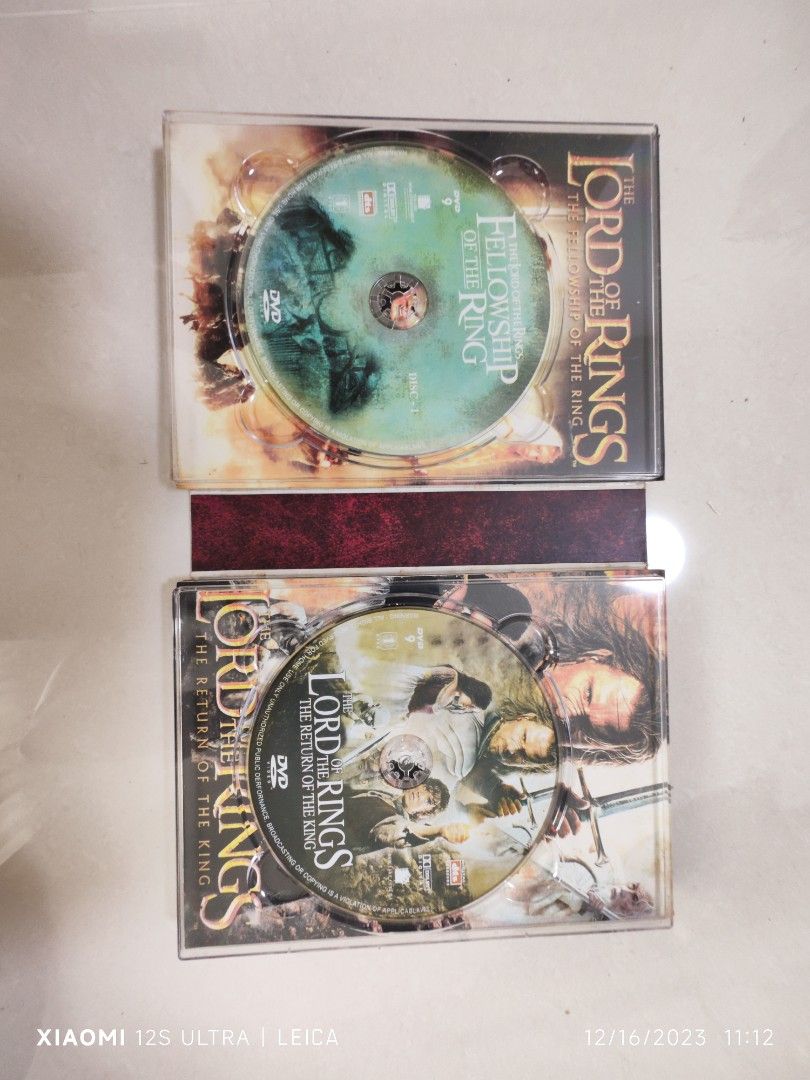 Lord Of The Ring 6 Disc, Hobbies & Toys, Music & Media, CDs & DVDs on ...
