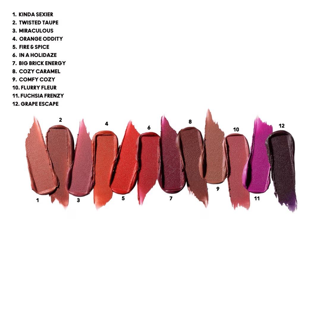 MAC cosmetics Lips By The Dozen Mini Powder Kiss Lipstick Set, Beauty ...