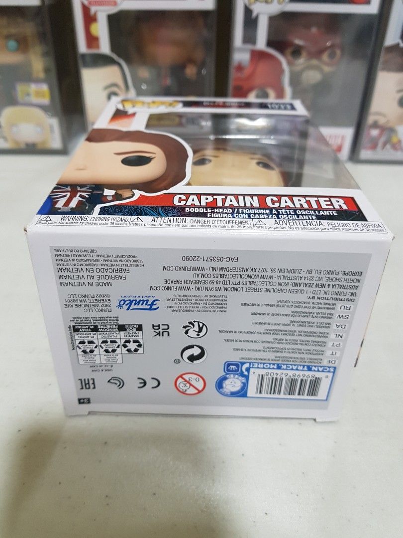 Marvel Captain Carter Funko Pop, Hobbies & Toys, Toys & Games on Carousell