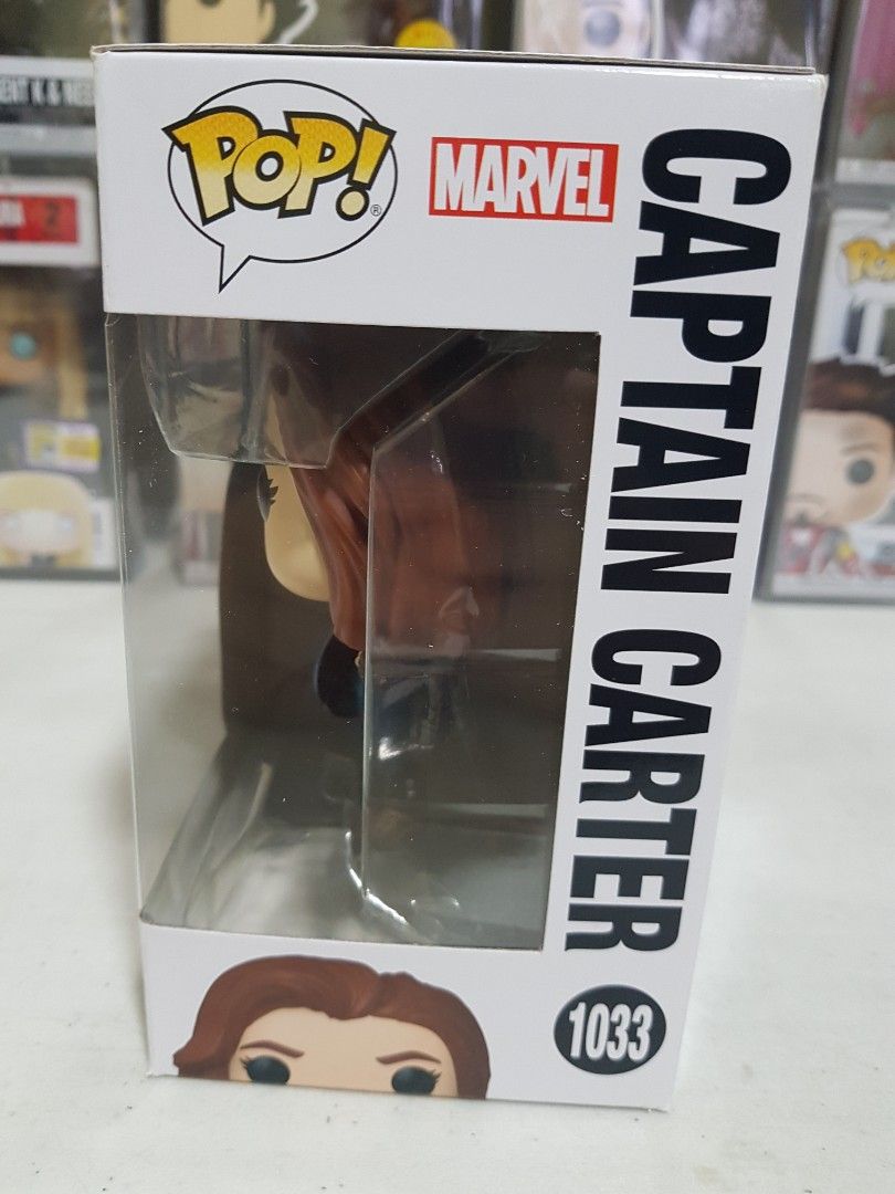 Marvel Captain Carter Funko Pop, Hobbies & Toys, Toys & Games on Carousell