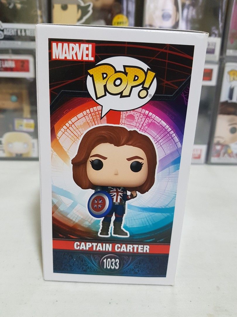 Marvel Captain Carter Funko Pop, Hobbies & Toys, Toys & Games on Carousell