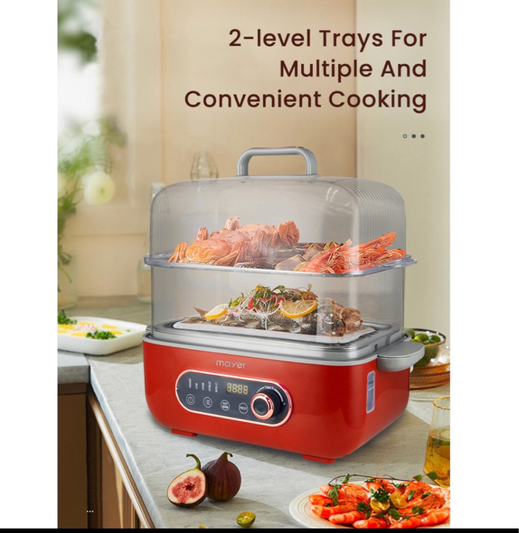 Mayer 10L Digital Food Steamer [MMFS10], TV & Home Appliances, Kitchen ...
