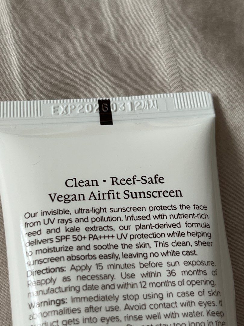 Melixir Vegan Airfit™ Sunscreen SPF 50+ PA++++, Beauty & Personal Care ...