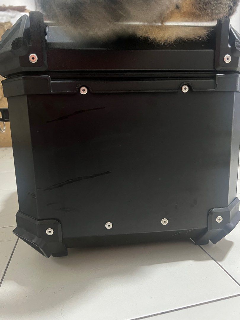Metal Top Box ( comes with baseplate ), Motorcycles, Motorcycle ...