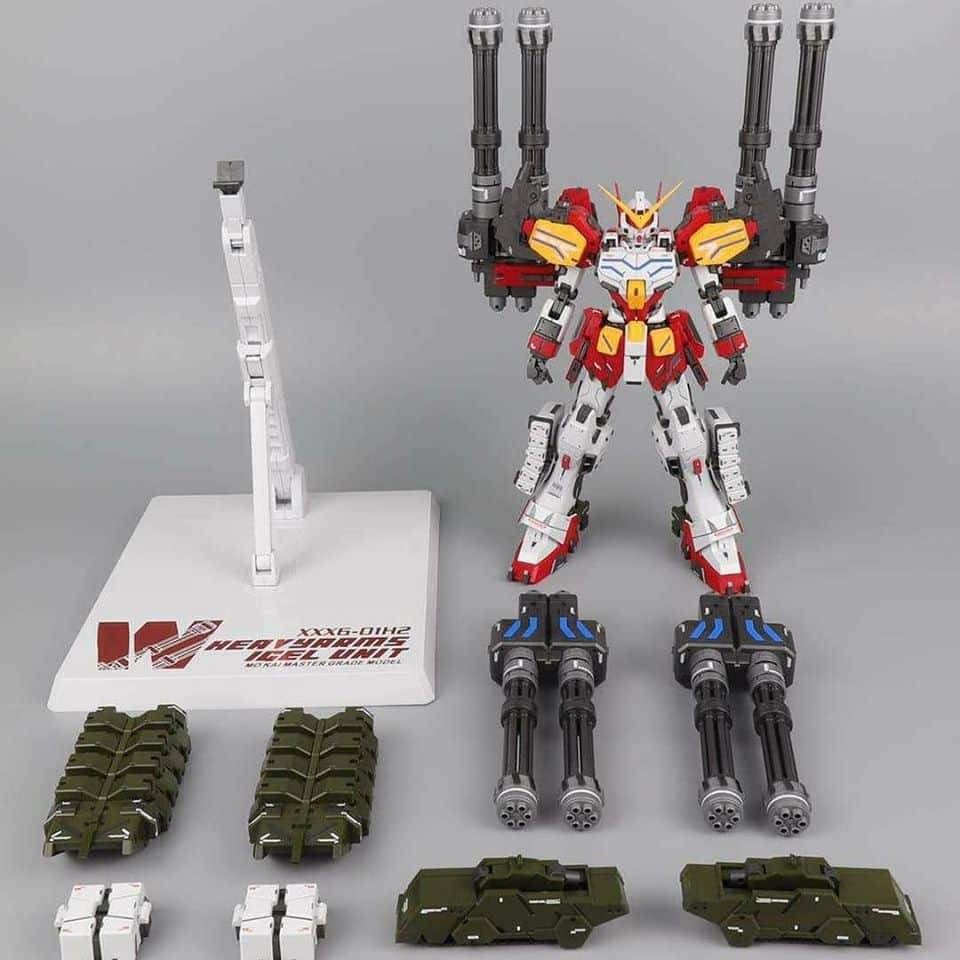 MG 1/100 Gundam Heavyarms Igel Unit with 4 gatling guns, Hobbies & Toys ...