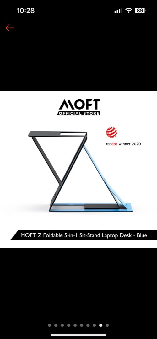MOFT Z Foldable 5-in-1 Sit-Stand Laptop Desk, Computers & Tech, Parts ...