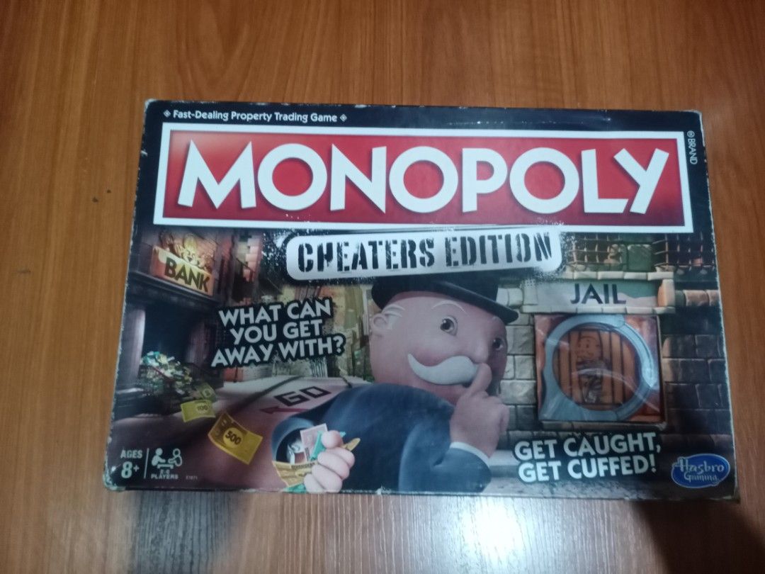 MONOPOLY CHEATERS EDITION, Hobbies & Toys, Toys & Games on Carousell