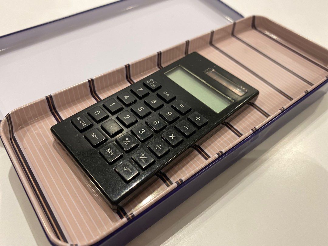 Muji original mini calculator, Computers & Tech, Parts & Accessories ...
