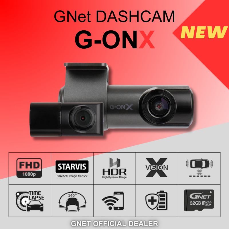 NEW GNET G-ONX 2CH Full HD DASHCAM--LOCAL OFFICIAL SELLER-KOREAN ...