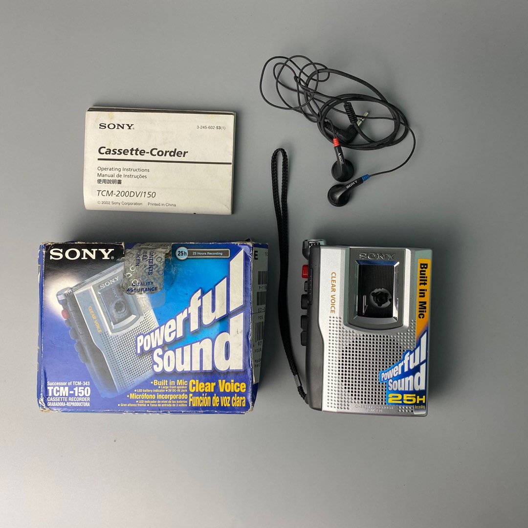 New old stock Sony walkman TCM- 150, Audio, Portable Music Players on ...