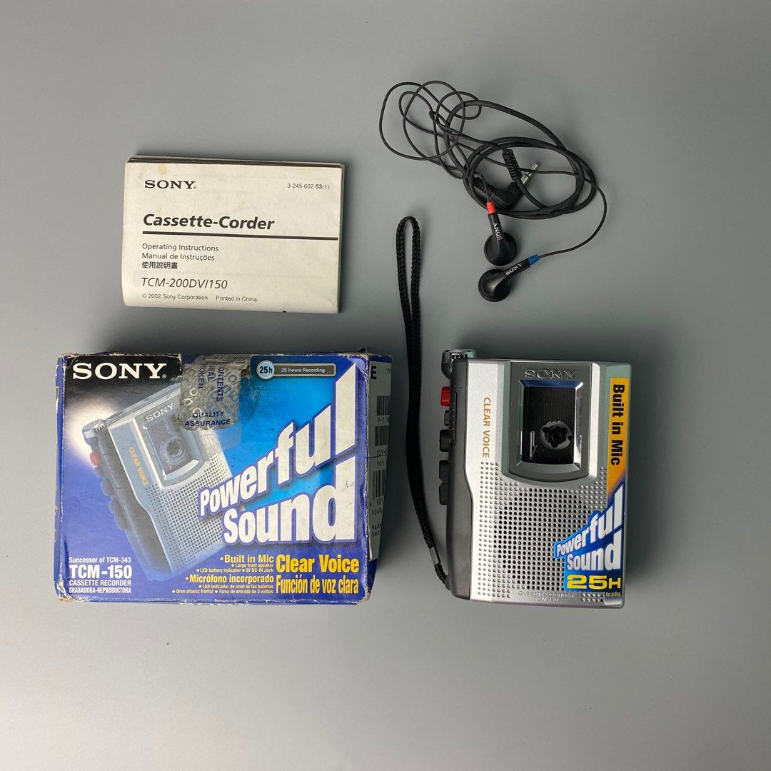 New old stock Sony walkman TCM- 150, Audio, Portable Music Players on ...