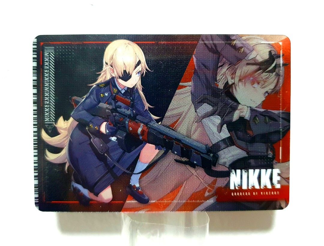 Nikke Guillotine Goddess of Victory Metallic Trading Card Collection ...