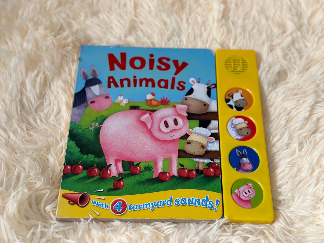 NOISY ANIMALS SOUND BOOK, Hobbies & Toys, Books & Magazines, Children's ...