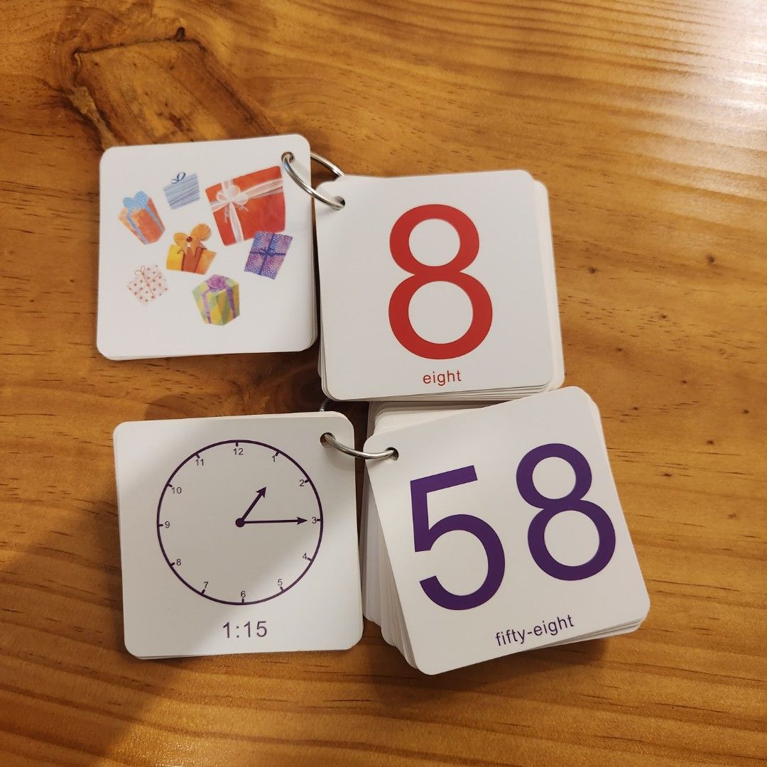 Numbers Flash Card, Hobbies & Toys, Stationery & Craft, Stationery ...