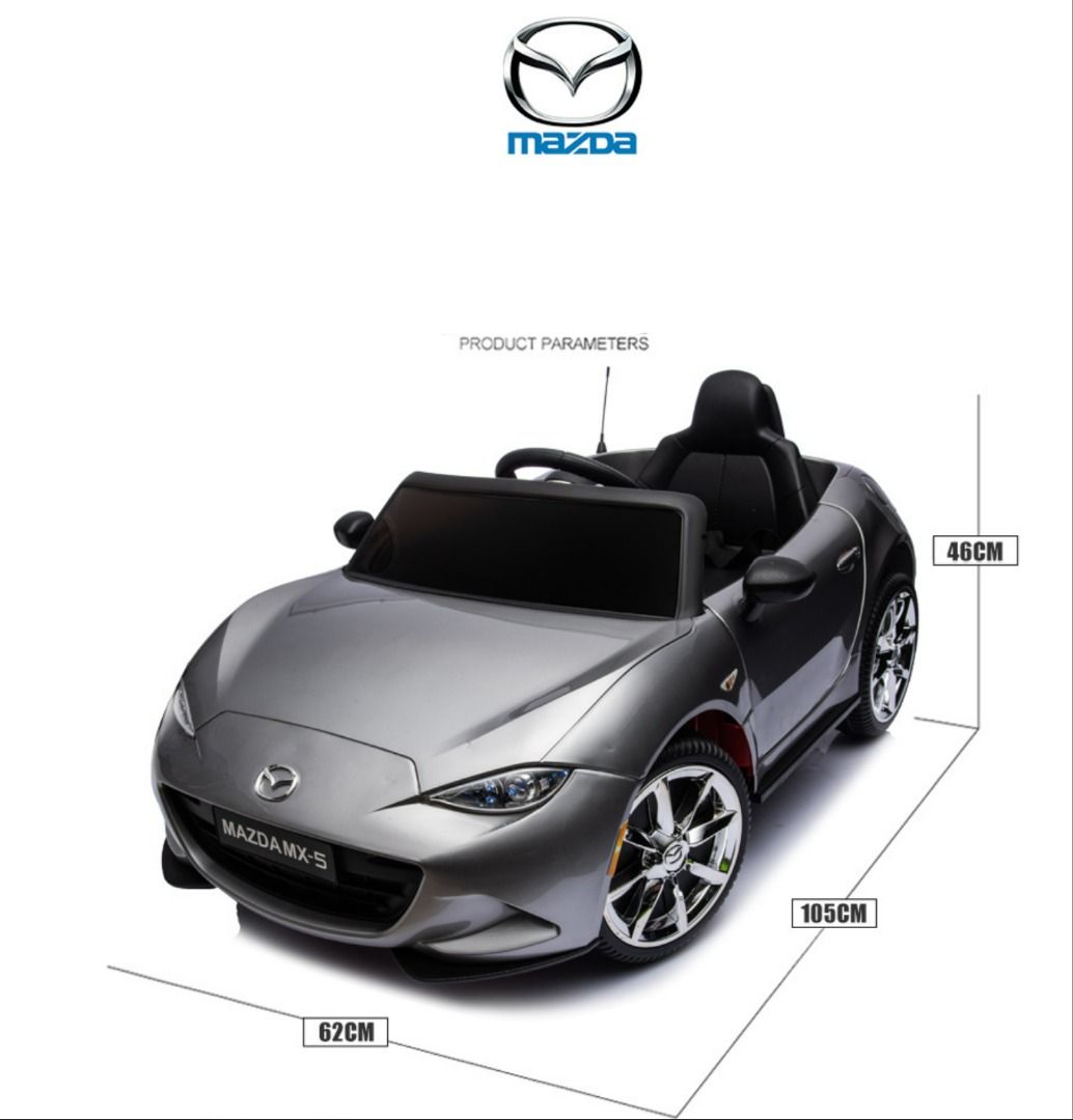[Official Licensed] Mazda Kid Children Electric Ride on Car With Remote ...