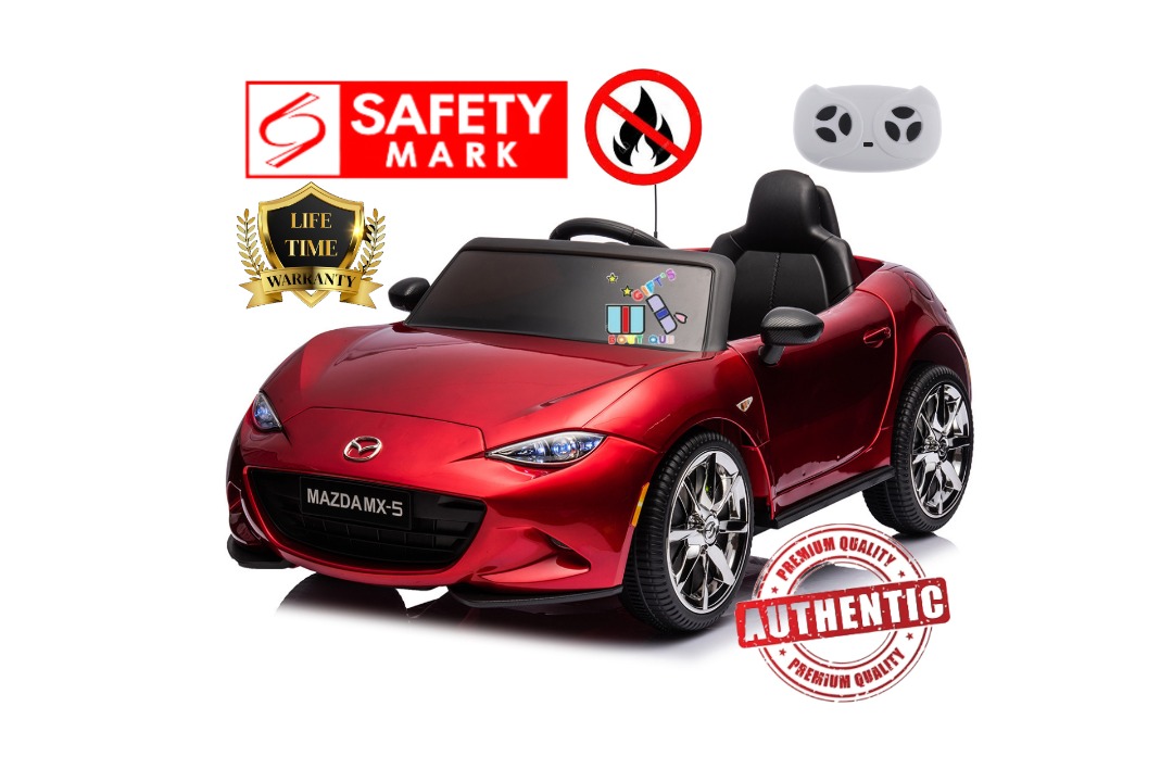 [Official Licensed] Mazda Kid Children Electric Ride on Car With Remote ...