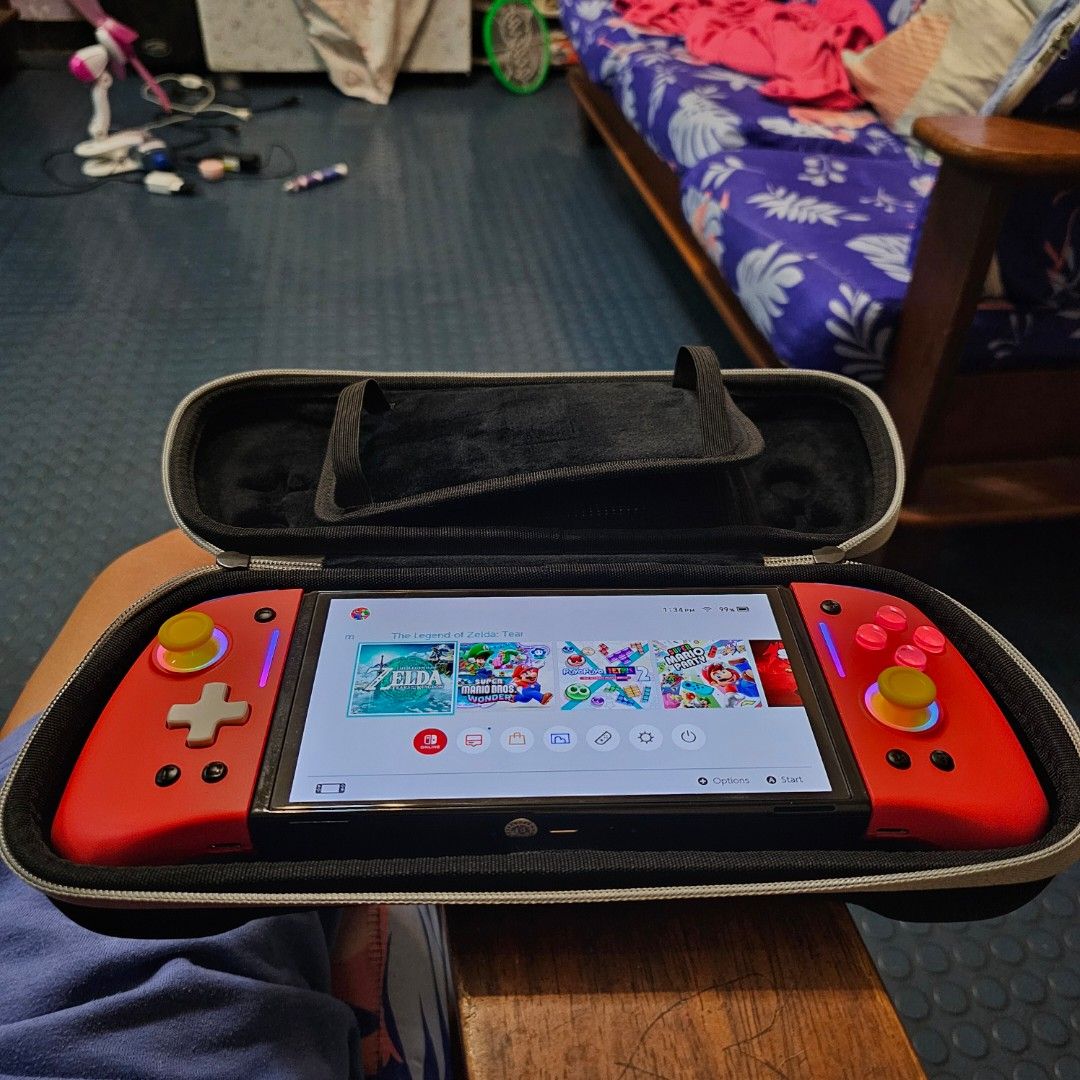 Omelet Pro Joycons Super Mario Edition, Video Gaming, Gaming ...