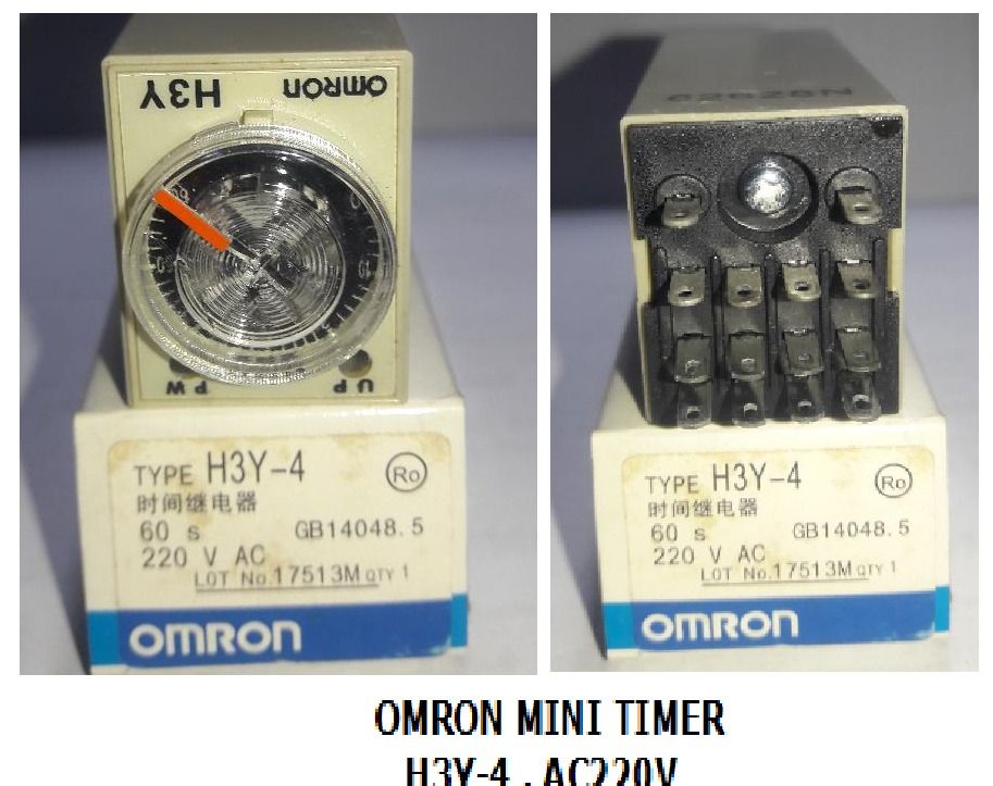 Omron mini timer H3Y-4 ,, Commercial & Industrial, Industrial Equipment ...