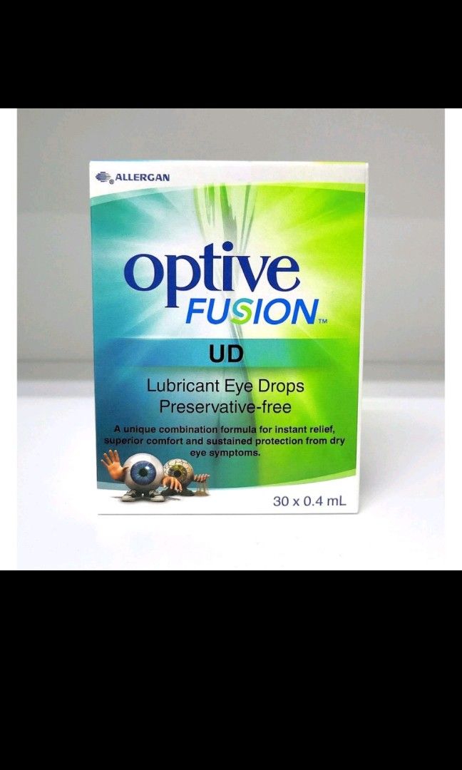 Optive Fusion UD lubricant eye drops 30x0.4ml, Beauty & Personal Care ...