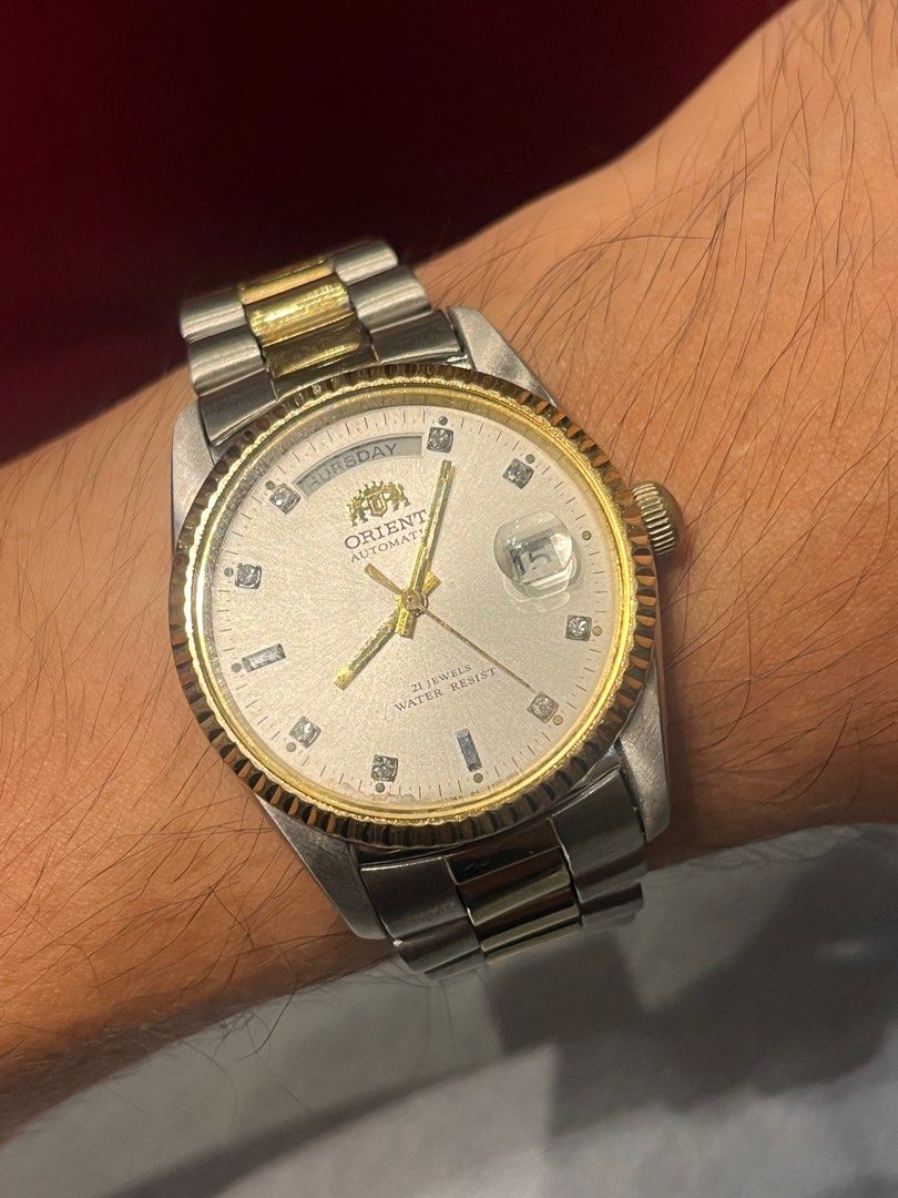 Orient President Day date Gen 1, Luxury, Watches on Carousell