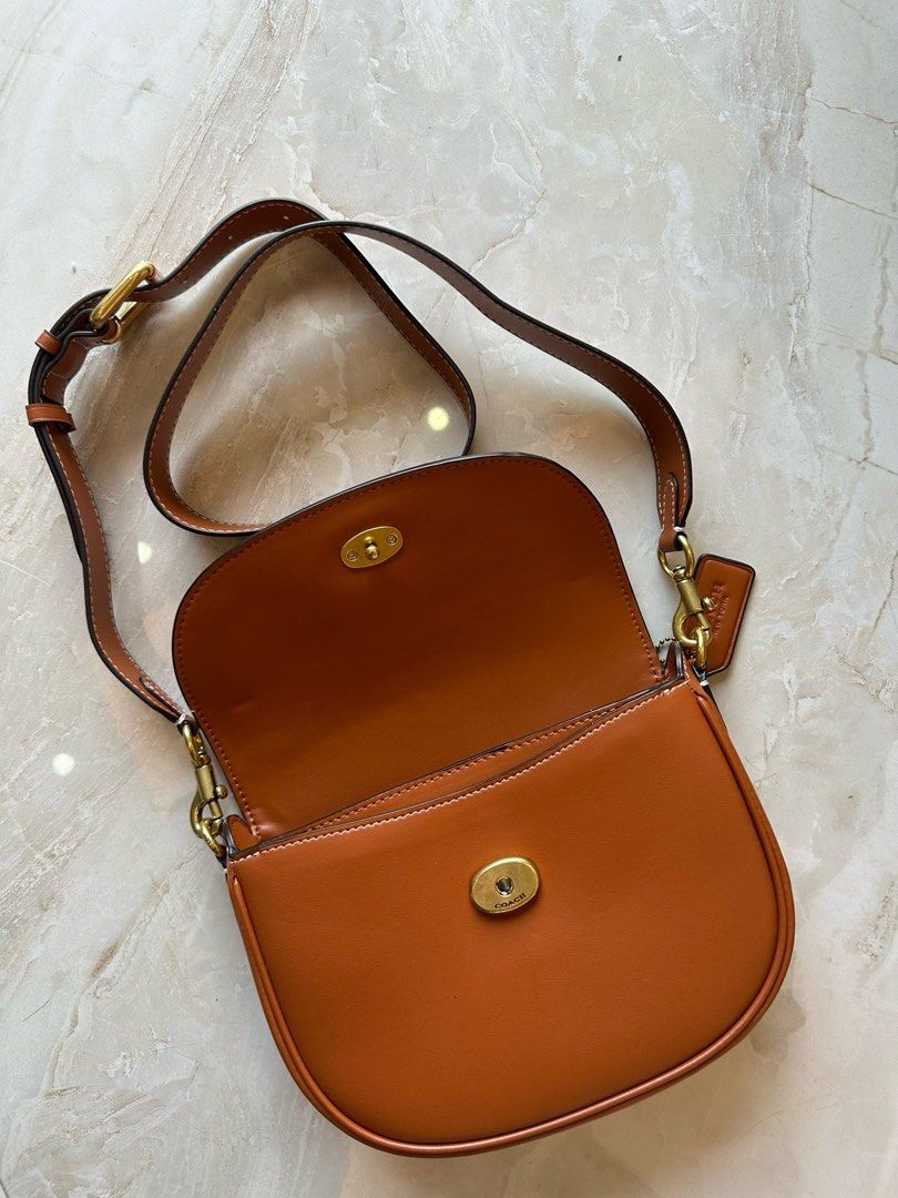 ORIGINAL COACH CM705 crossbody bag saddles, Luxury, Bags & Wallets on ...