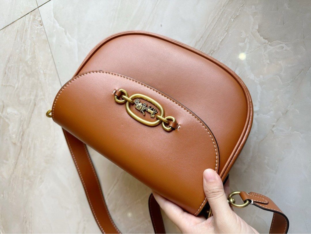 ORIGINAL COACH CM705 crossbody bag saddles, Luxury, Bags & Wallets on ...
