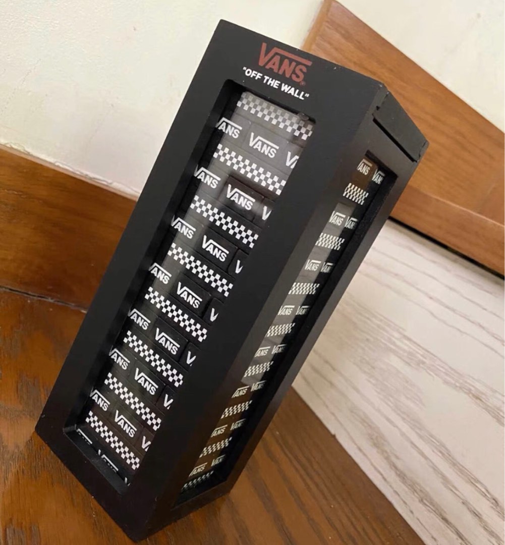 Original Vans Wooden Stacking Building Blocks Stacking Wooden Block ...