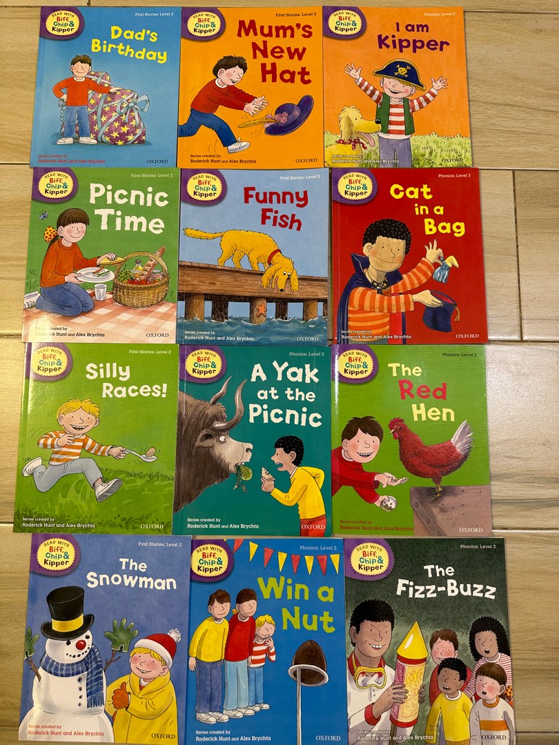 Oxford reading tree phonics level 1-2, 興趣及遊戲, 書本 & 文具, 小朋友書 - Carousell