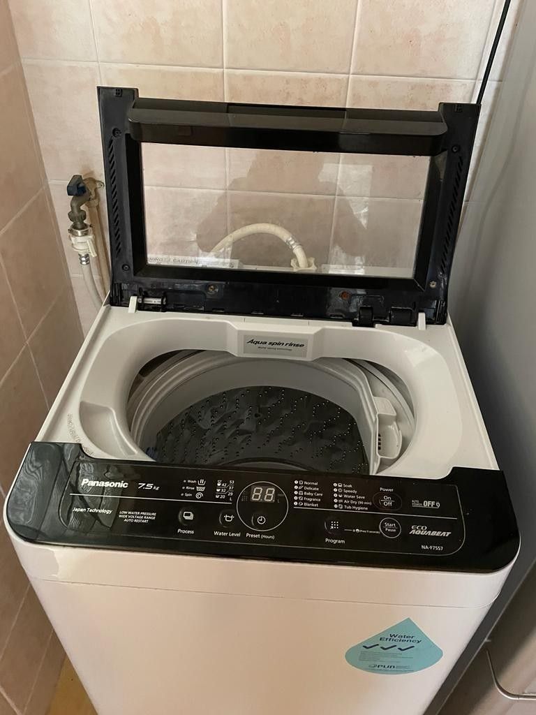 Panasonic Washing Machine 7.5kg, TV & Home Appliances, Washing Machines ...