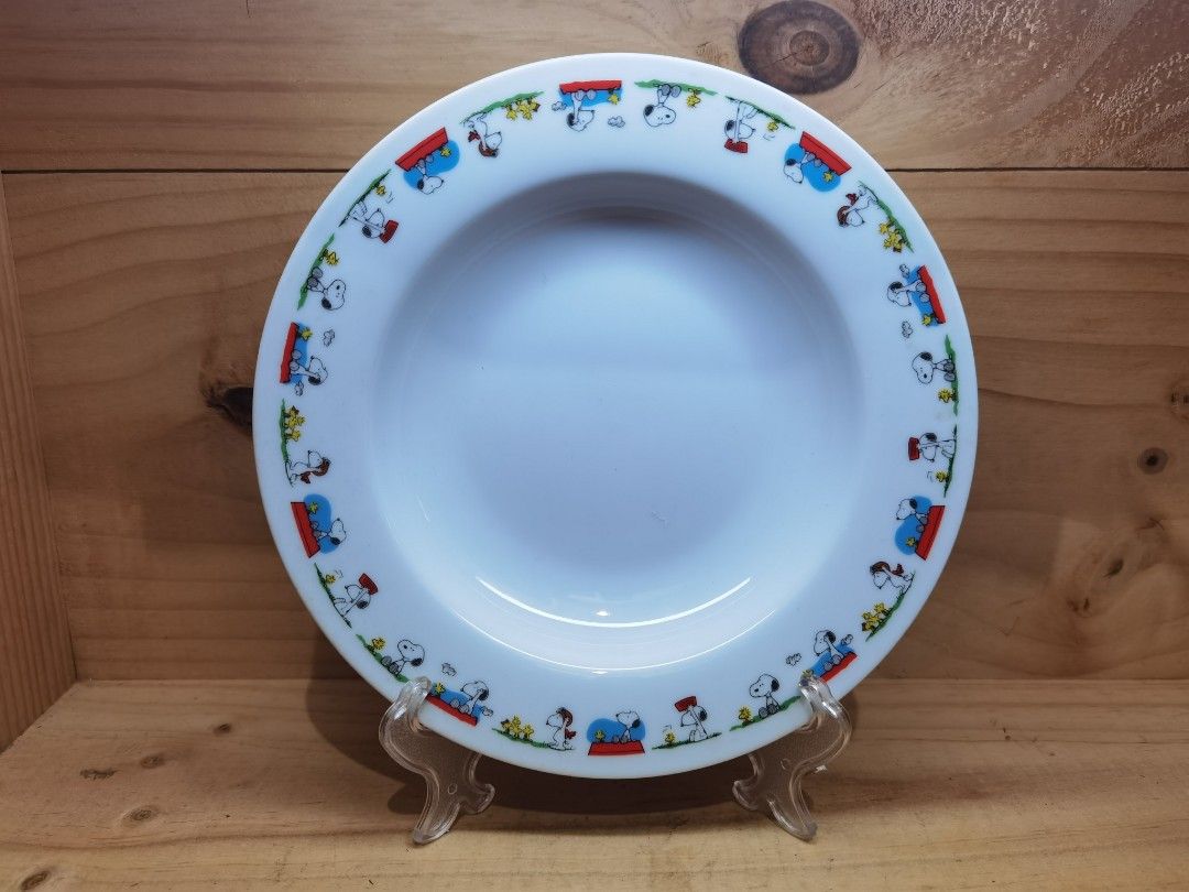 Peanuts Snoopy and Woodstock Ceramic Plate collection 12/23, Furniture ...