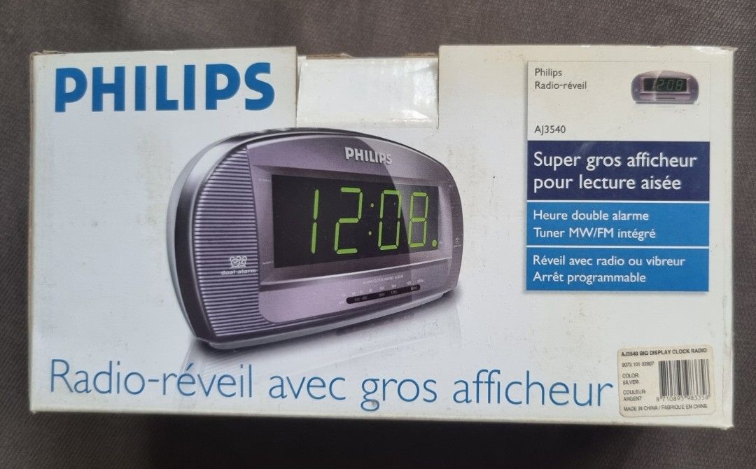 Philips Digital Clock with Radio, Audio, Other Audio Equipment on Carousell
