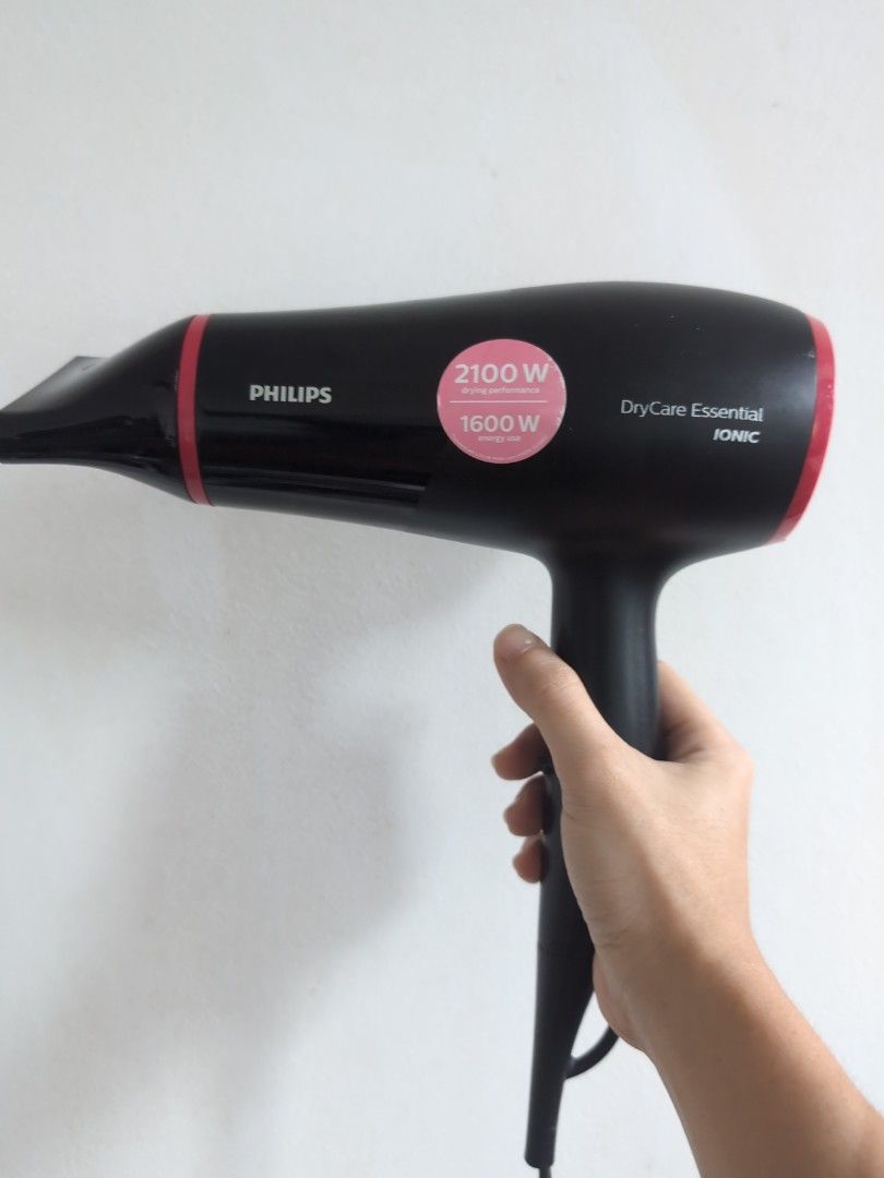 Philips Hair Dryer drycare essential ionic free diffuser, Beauty ...