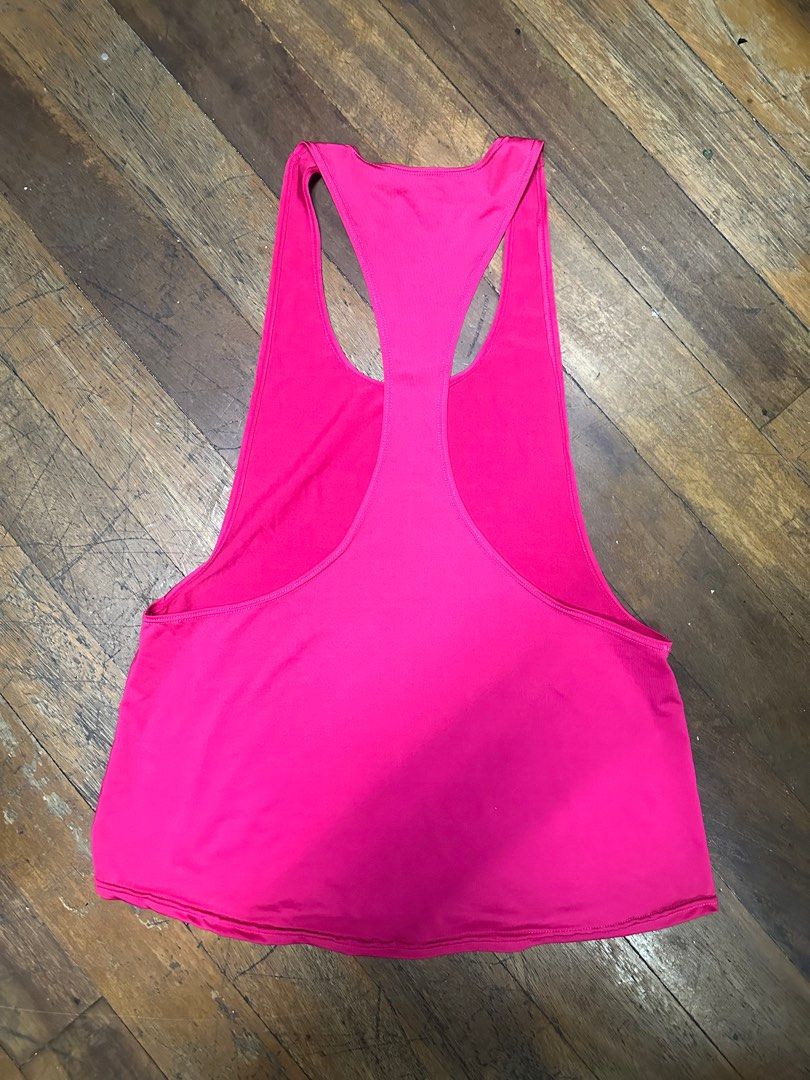 Pink workout top, Women's Fashion, Activewear on Carousell