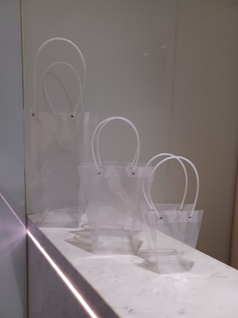 Clear Plastic Tapered Carrier Bags (Bulk Purchases Only), Hobbies ...