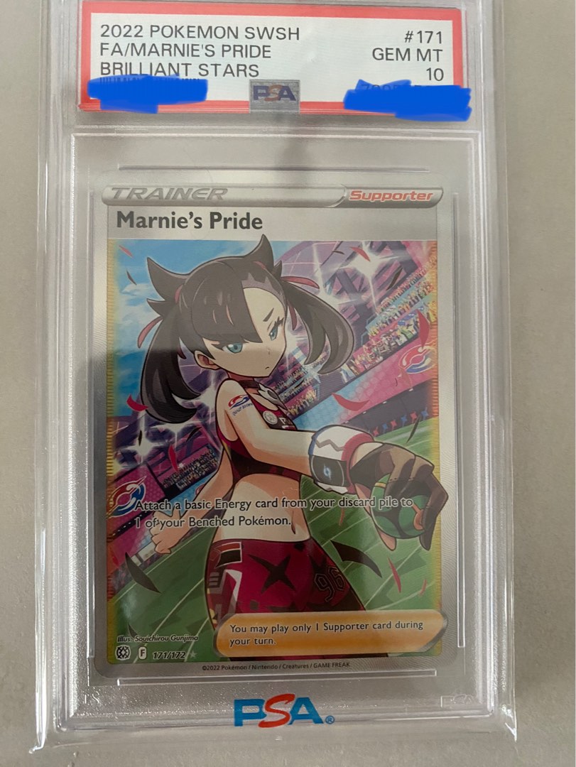 Pokemon card brillant star sword and shield Marnie pride lost origin ...