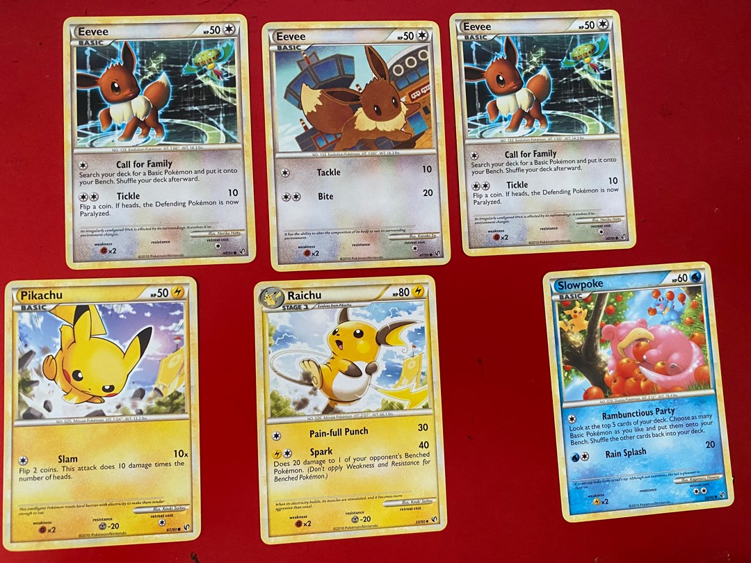 Pokemon card eevee pikachu Raichu evolving skies sword and shield lost ...