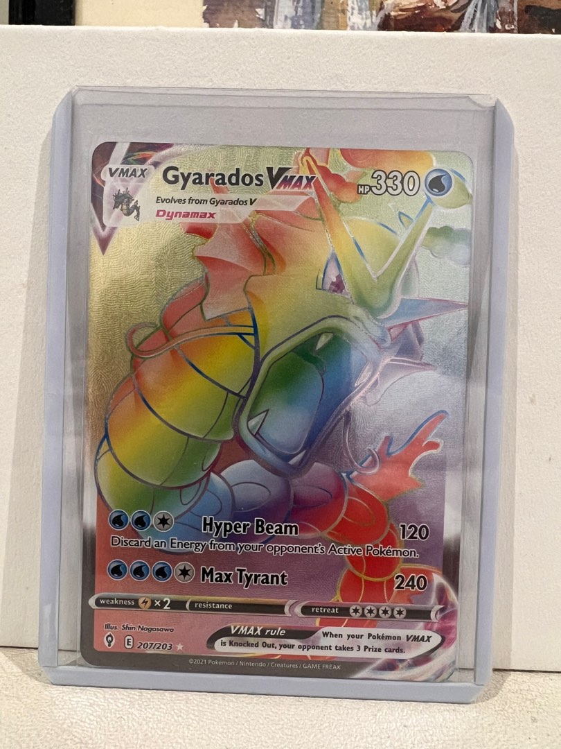 Pokemon Evolving Skies- Gyarados VMAX Secret, Hobbies & Toys, Toys ...