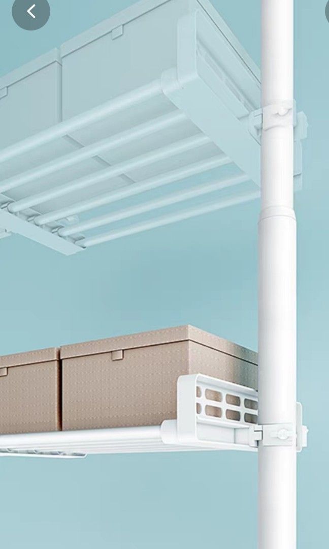 Extendable Trays/Racks (Black) for Pole System, Furniture & Home Living ...