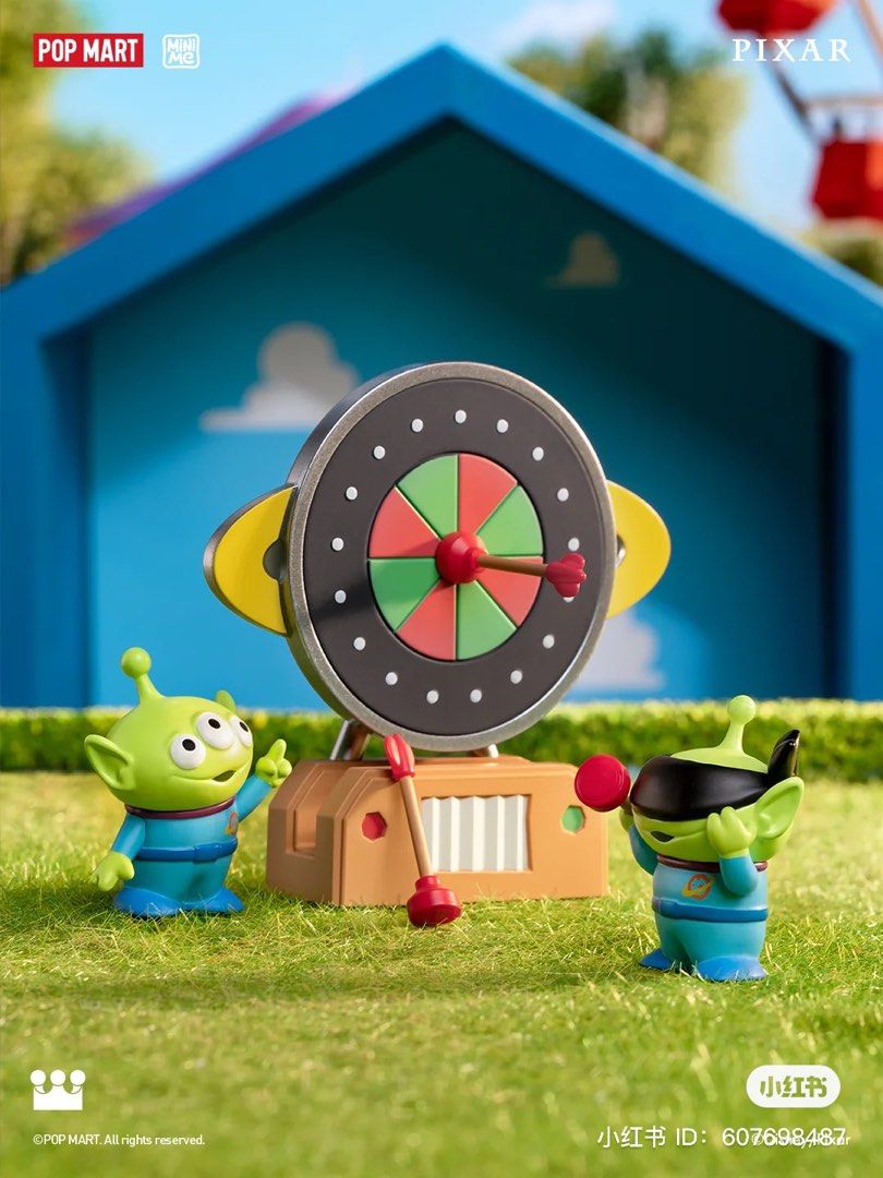 POP MART Pixar Alien Party Games Series Scene SEALED FULL SET (8 blind ...