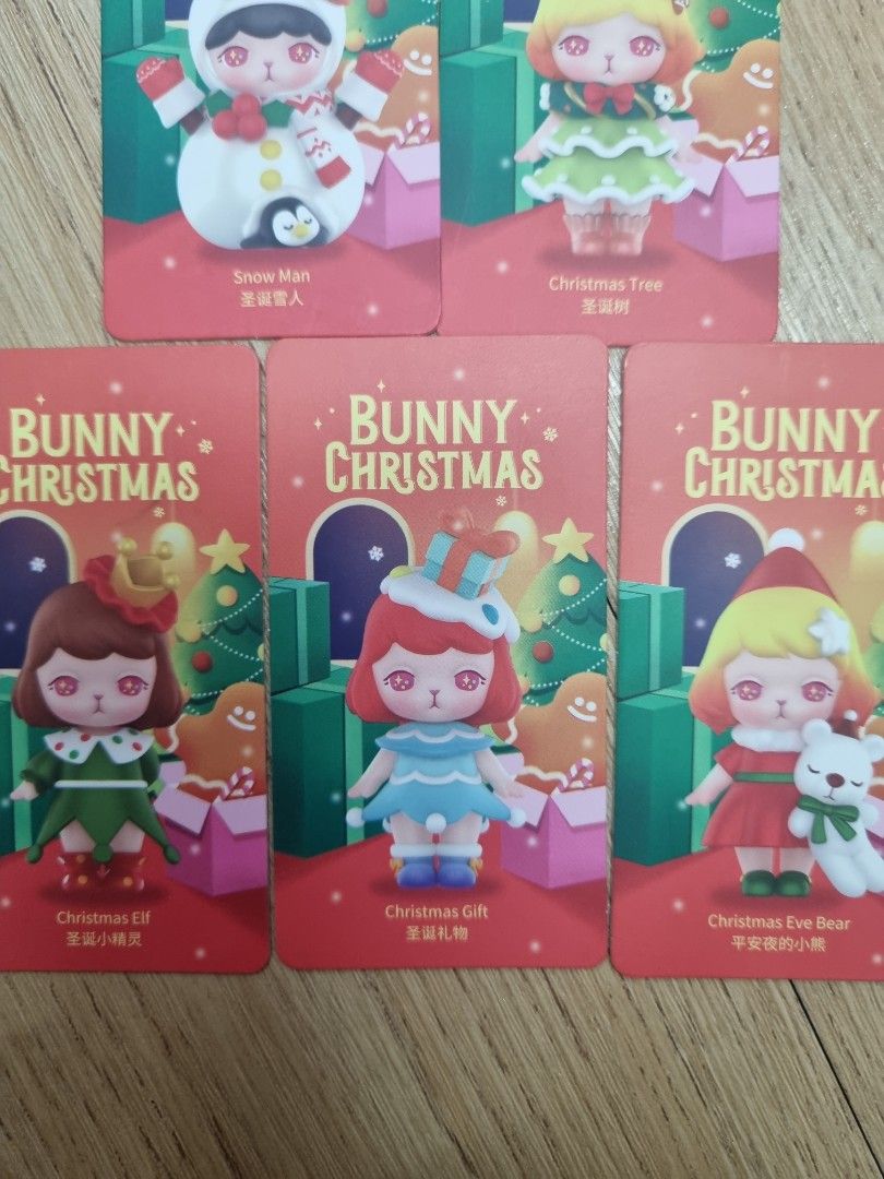 Popmart Bunny Christmas Blind Box Series, Hobbies & Toys, Toys & Games ...
