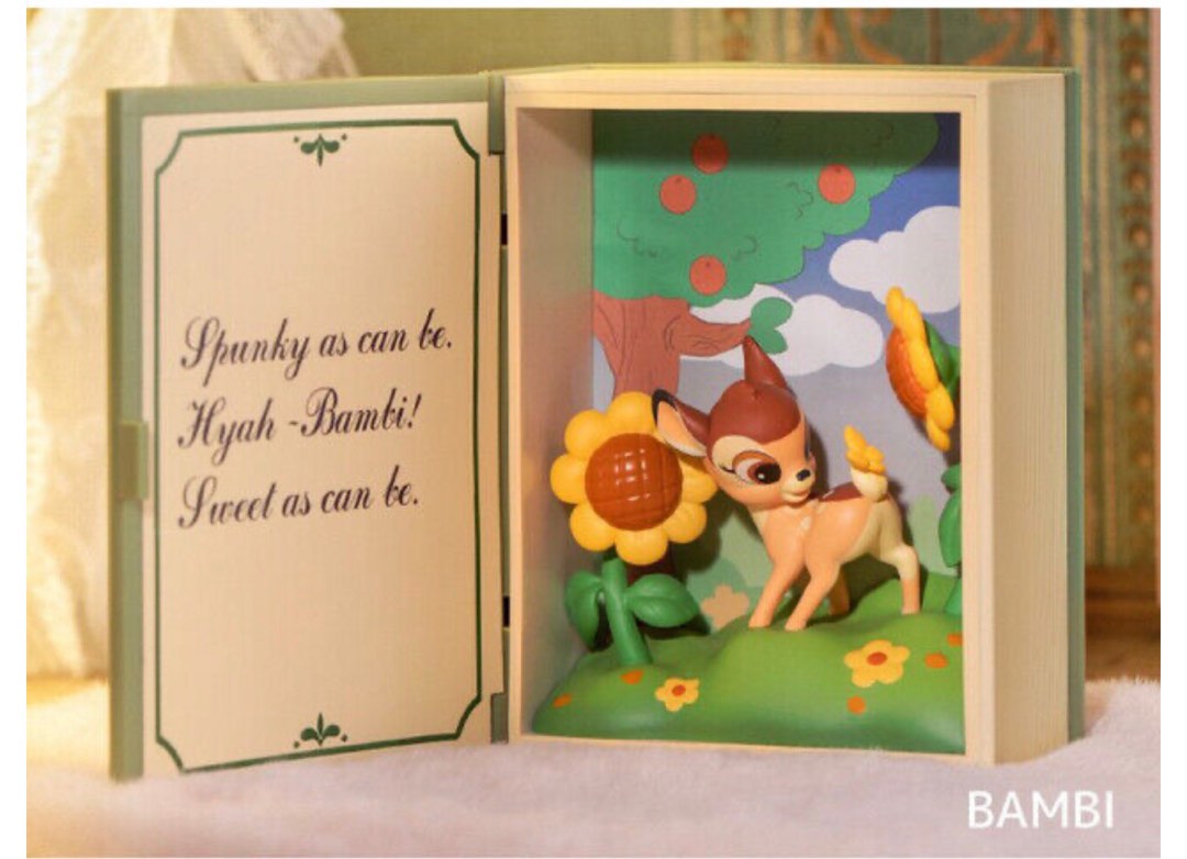 Popmart Bambi / Patch/ Pinocchio Disney 100 Classic Fairy Tales ...