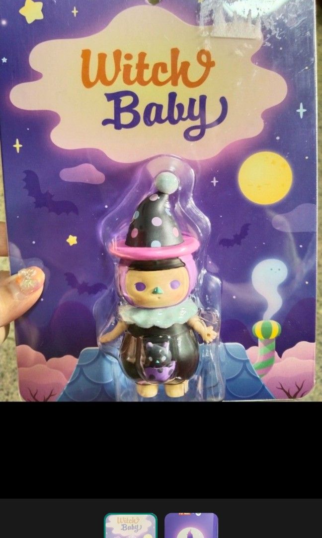 Popmart Pucky witch baby blister pack, Hobbies & Toys, Toys & Games on ...