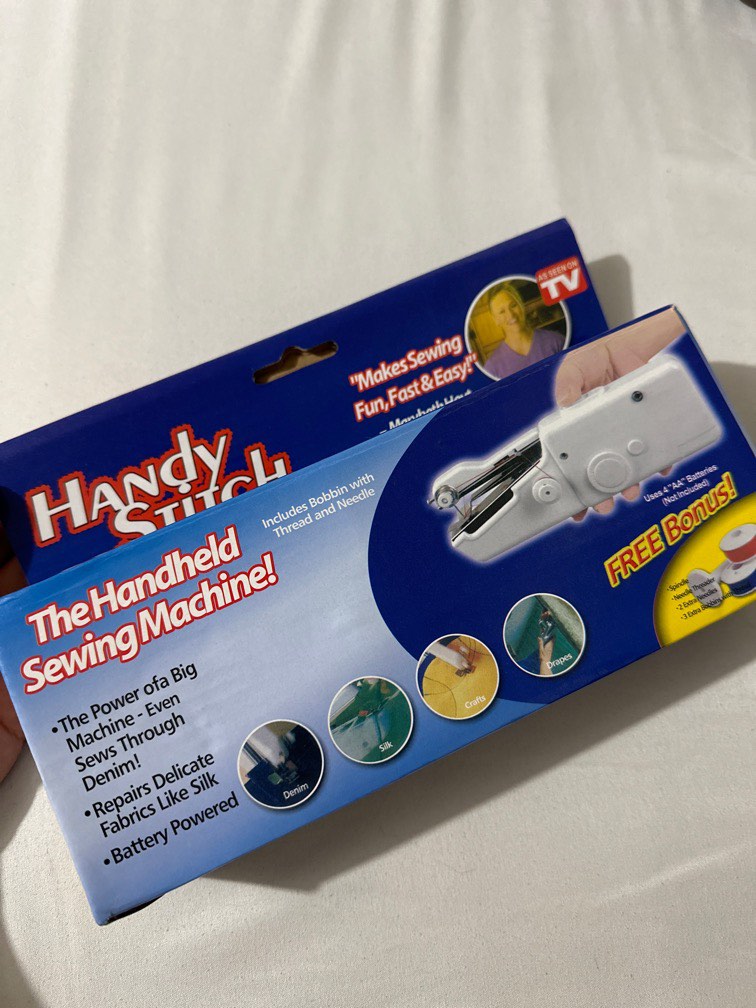 PORTABLE SEWING MACHINE, Furniture & Home Living, Home Improvement ...