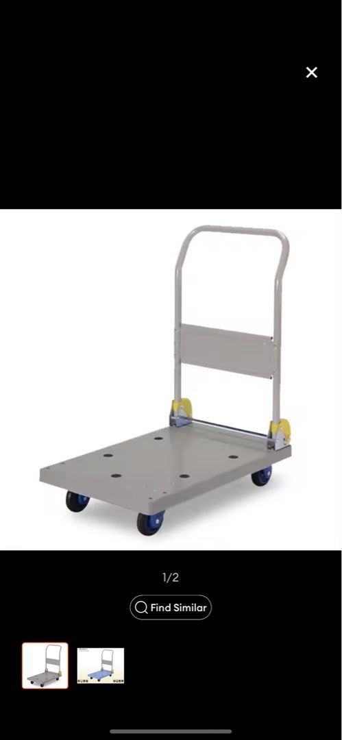 PRESTAR trolley POLYPROPYLENE (PP) PLATFORM HAND TRUCK -150KGS PB-101G ...