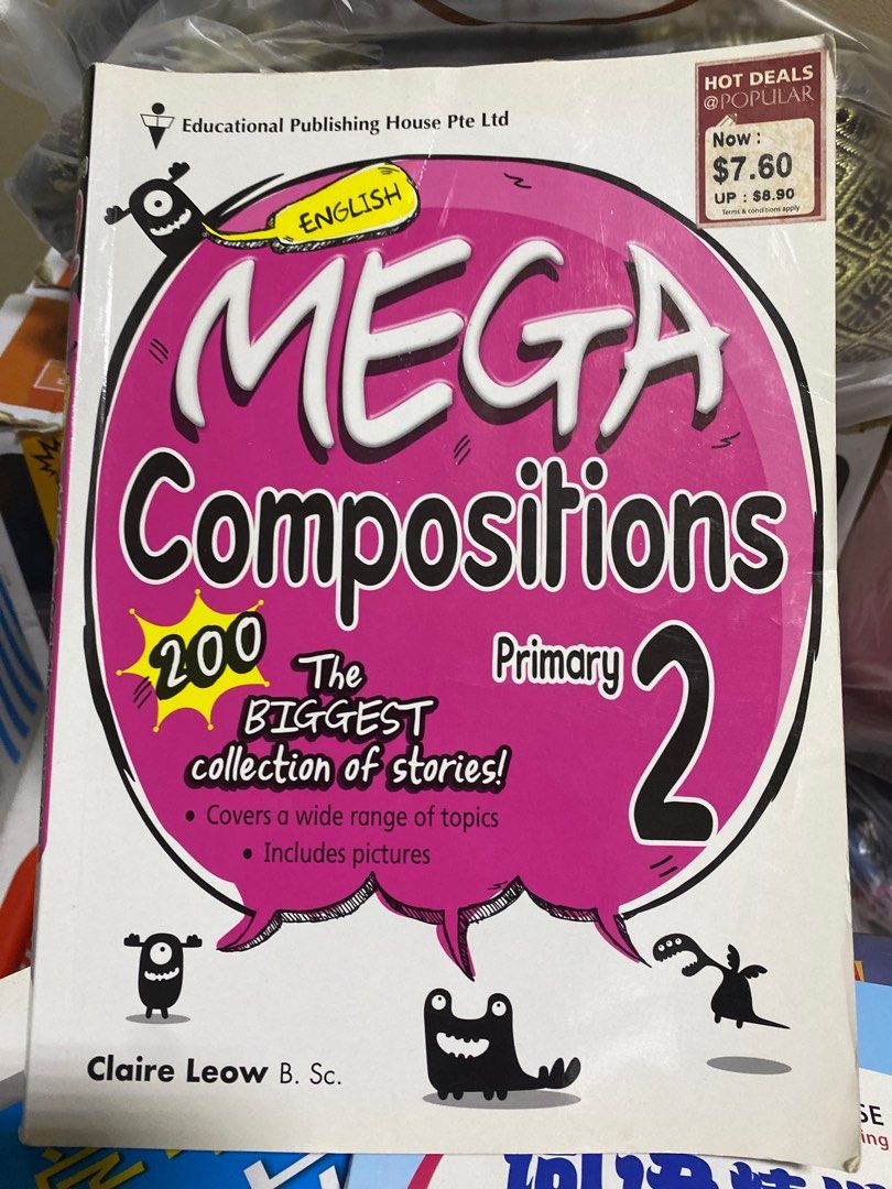 Primary 1 English Revision Books (Set of short exercises and grammar ...