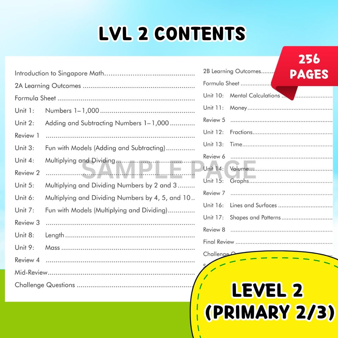 Primary School Math Assessment Book - Singapore Math Series, Hobbies ...