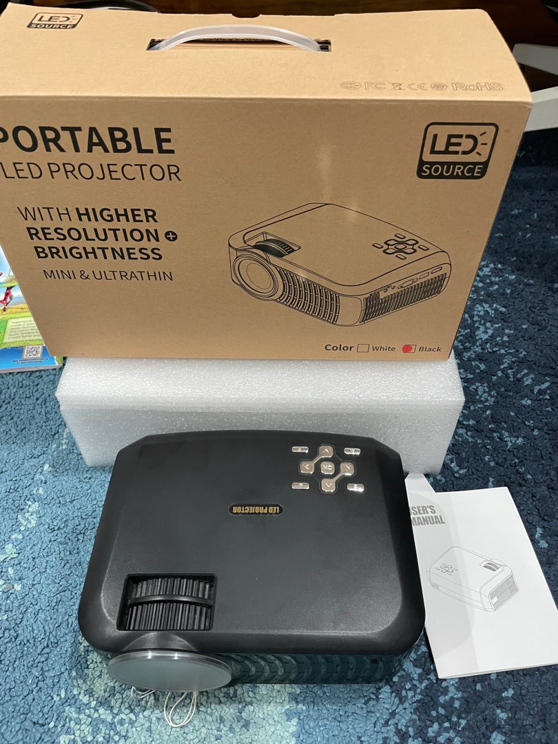 Projector T22L 1800 lumens, TV & Home Appliances, TV & Entertainment ...