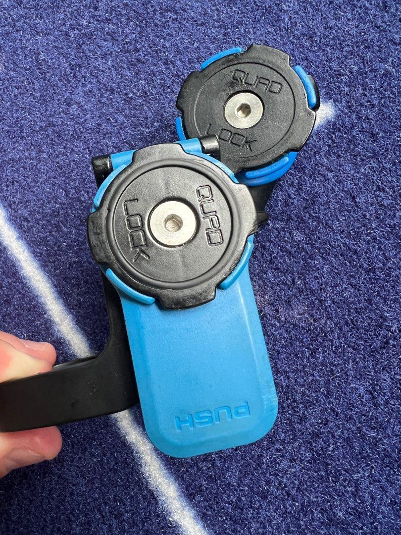 Quad Lock Out Front Bike Mount with GoPro Mount underneath, Sports ...