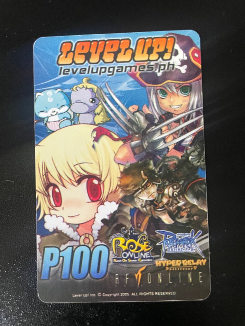 Ragnarok online card prepaid anime collection vintage used RO, Hobbies ...