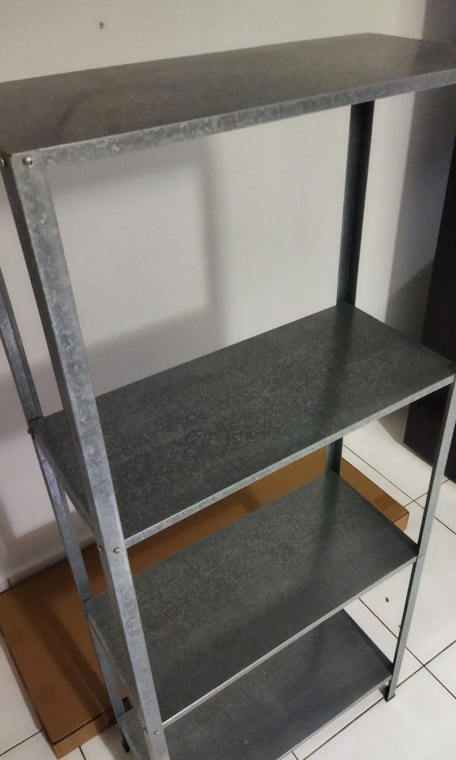 Rak Besi Hyliss IKEA 4 Tingkat, Furniture & Home Living, Furniture ...